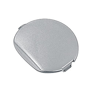 X AUTOHAUX Silver Tone Front Bumper Tow Hook Towing Eye Cover Cap Replacement BHN1-50-A11-BB for Mazda 3 2014 2015 2016