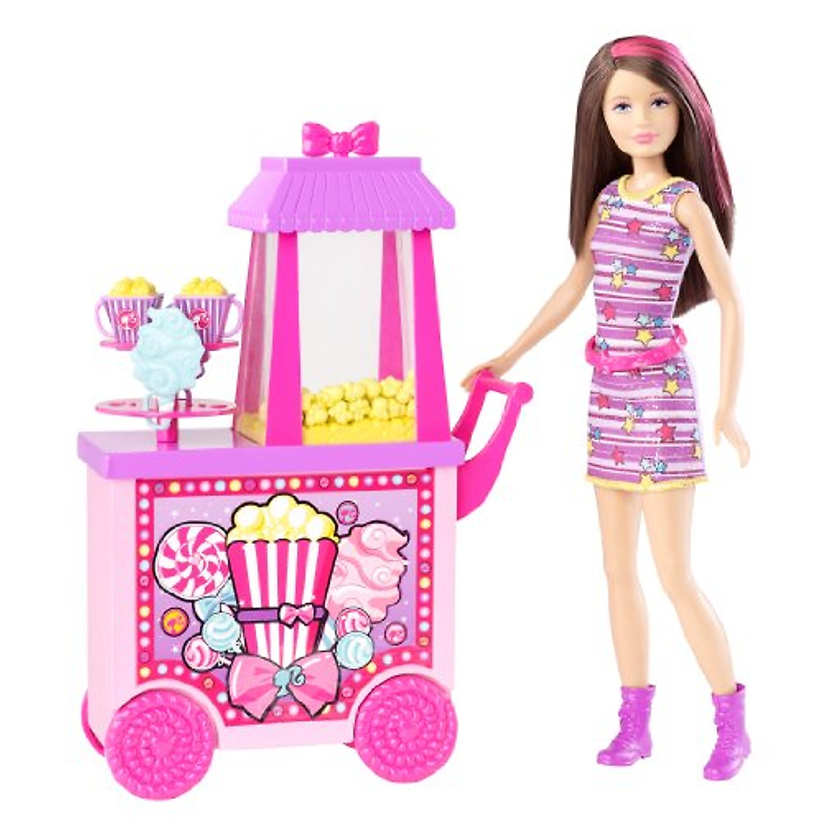Mattel Barbie Sisters Popcorn and Souvenirs Playset