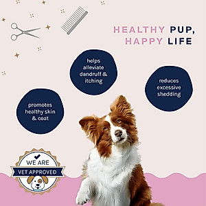 Good Trouble Pets Skin & Coat Supplement for Dogs - Bacon & Chicken Flavor, Promotes Healthy Coat & Skin, 30 Chews for Optimal Results (Packs of 2)