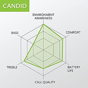 Avantree Candid - Open-Ear Wireless Earbuds & Bluetooth Transmitter for TV Watching with Loud & Clear Sound, Nonadjustable Earhooks Headphones