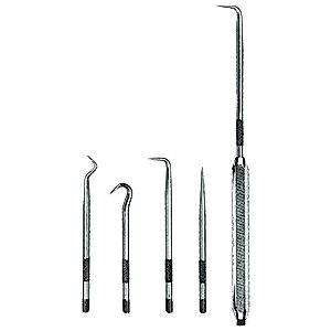 Ullman H4W 4-Piece Hook and Pick Set with Vinyl Case
