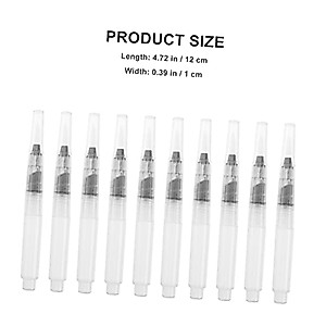 10pcs Travel Set Paint Brushes Set Bulk Pencils Water Brush Water Coloring Brush Pen Water Pen Flat Pen Writing Brush Watercolor Brush Water Soluble Brush Set Refillable