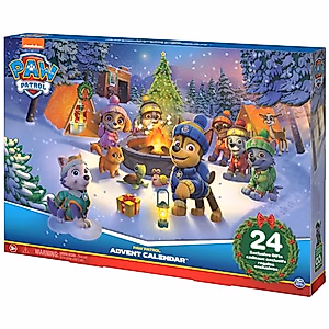 PAW Patrol: 2023 Advent Calendar with 24 Surprise Toys - Figures, Accessories and Kids Toys for Ages 3 and up