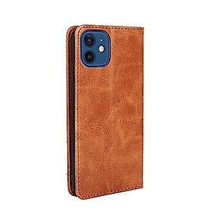 Fansipro Wallet Folio Case for Oppo Reno 2, Premium PU Leather Slim Fit Cover for Reno 2, 3 Card Slots, Align Cutouts, Brown