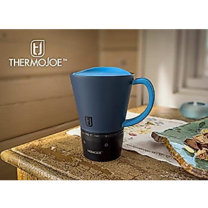 ThermoJoe 14 Oz. Rechargeable Heated Smart Thermo Mug for Coffee and Tea with Temperature Control