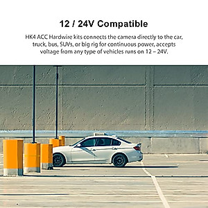 VIOFO HK4 Acc Hardwire Kit, USB-C Hard Wire Kit for T130, A139Pro, WM1, A229Duo, A119MINI Dash Cam, Low Voltage Protection for Parking Mode