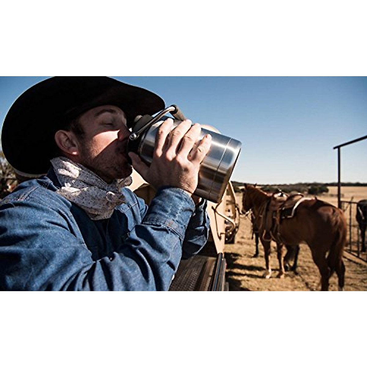 YETI Rambler Vacuum Insulated Stainless Steel Half Gallon Jug with MagCap, Stainless Steel