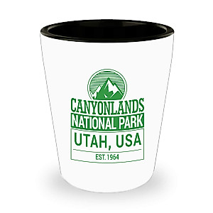 Canyonlands National Park Shot Glass Utah Souvenir