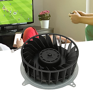 for PS5 Internal Cooling Fan, KSB1212HGG4E DC 12V 2.15A 3 Pins 23 Blades Universal Replacement Cooling Fan for PS5 Console