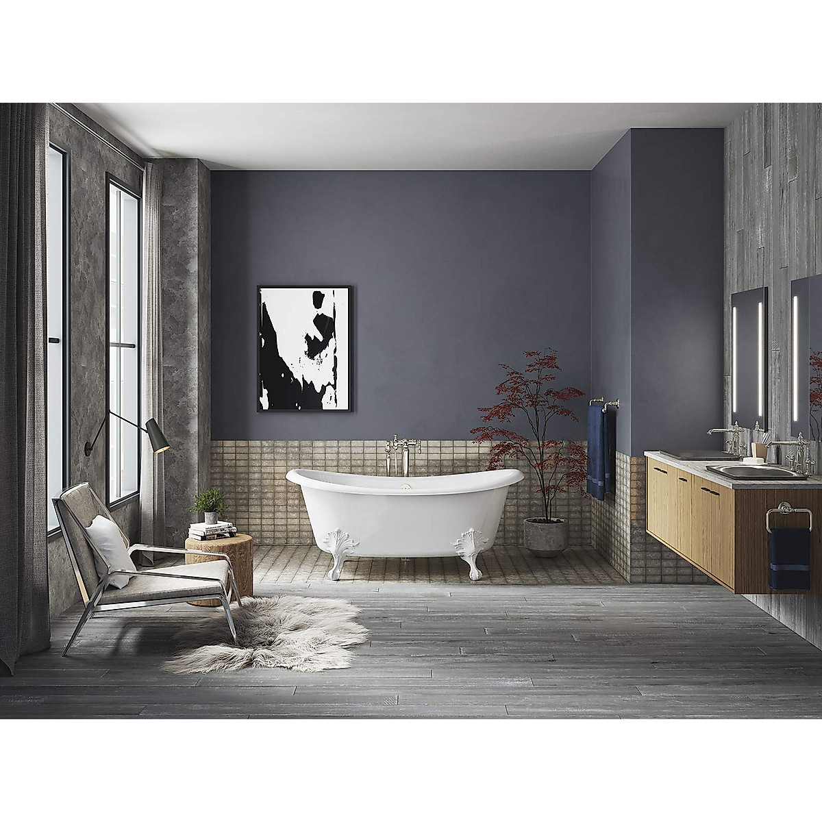 Kohler T72790-9M-CP Artifacts bath facuet trim, Polished Chrome