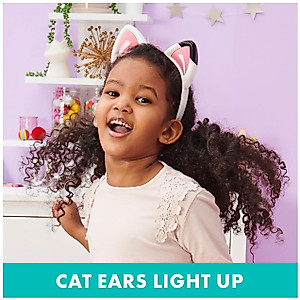 Gabby's Dollhouse, Magical Musical Cat Ears, Kids Costume with Lights, Music, Sounds & Phrases, Pretend Play Toys for Girls Ages 3 and up