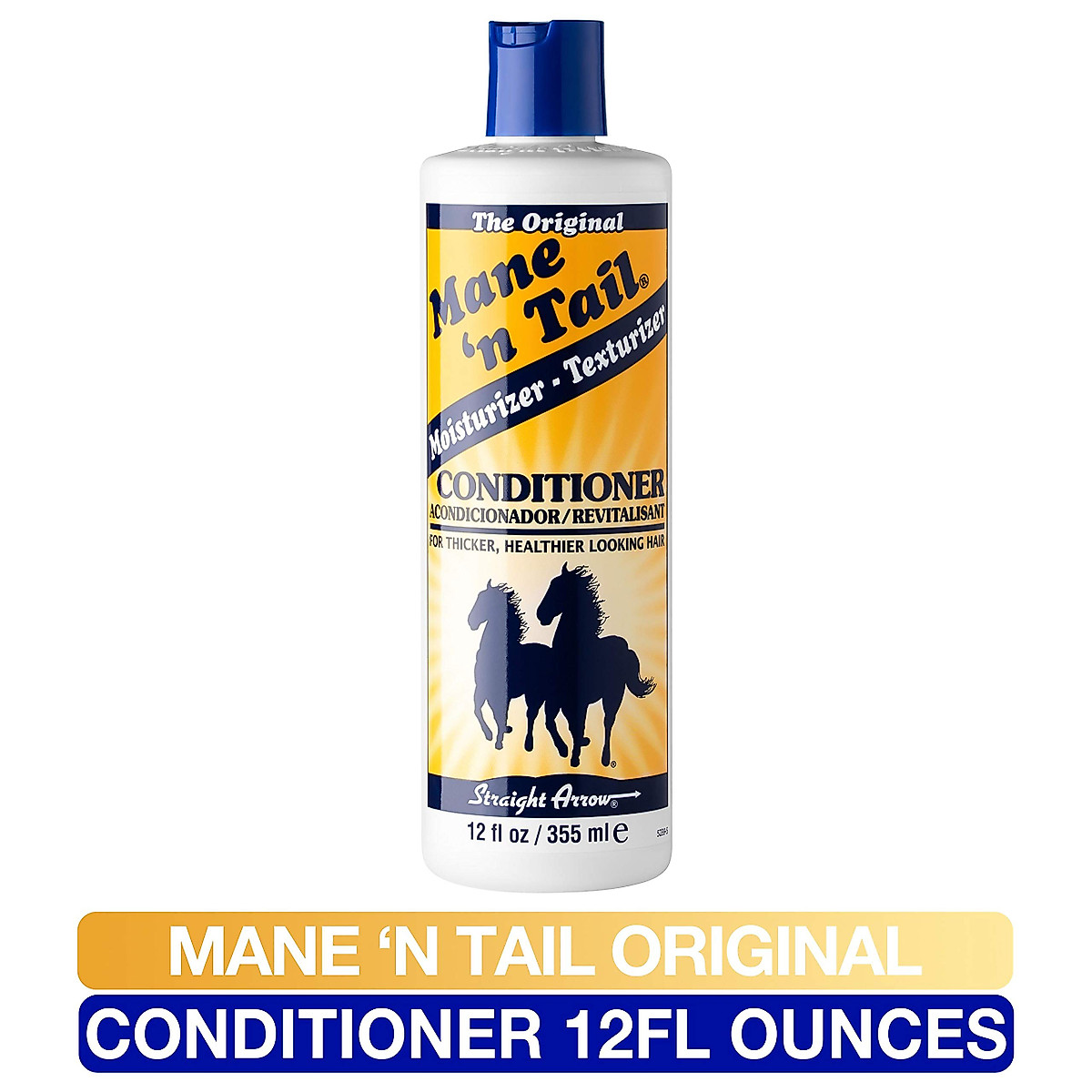 Mane 'n Tail Moisturizer Texturizer Conditioner for Thicker healthier Looking Hair & Coats 12 oz (543226)