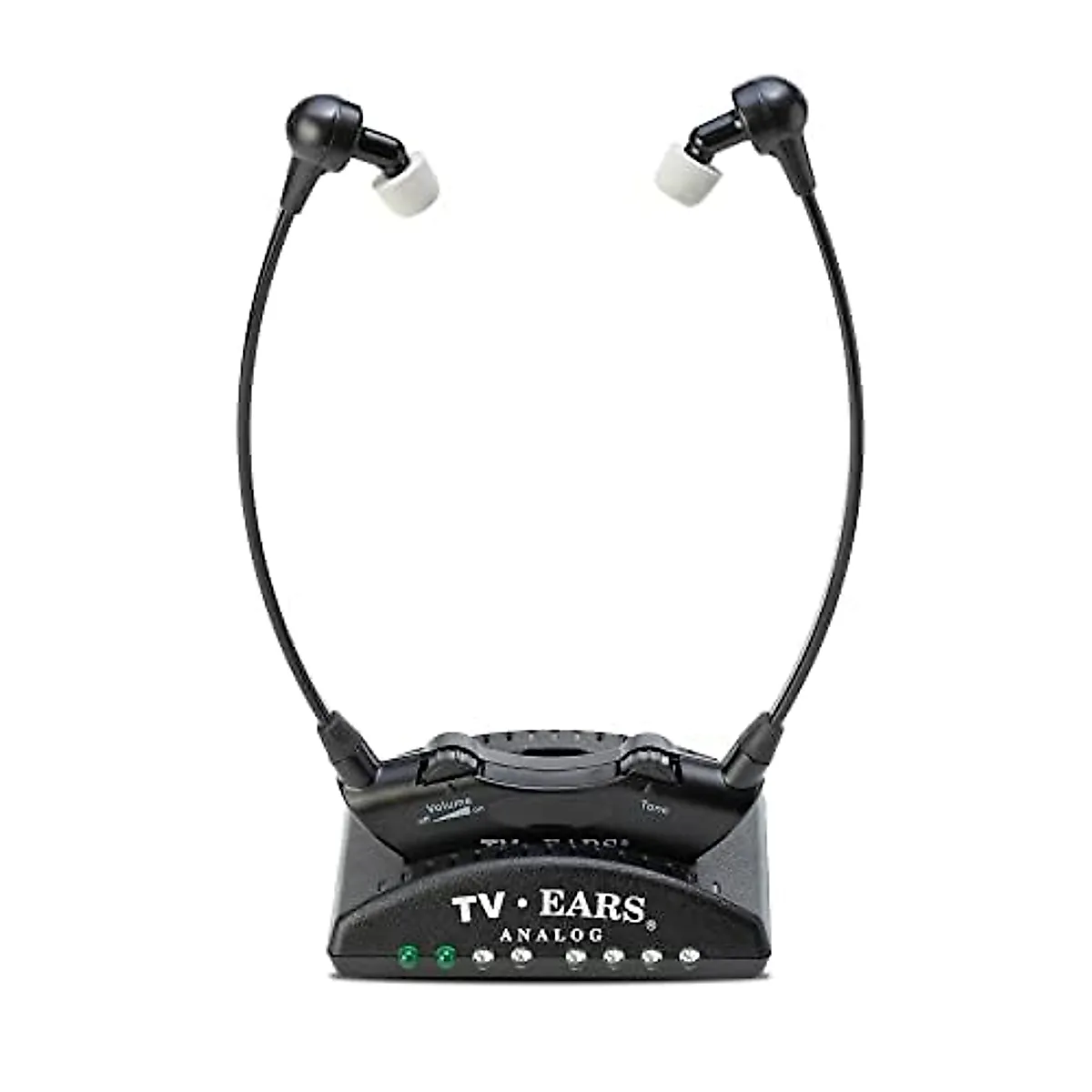 TV · EARS Analog Wireless Headset System - Wireless Headset for TV, Ideal for Seniors & those with Hearing Difficulties, Plug N' Play RF Transmitter Headset with TV Earbuds, Compatible with Most TVs
