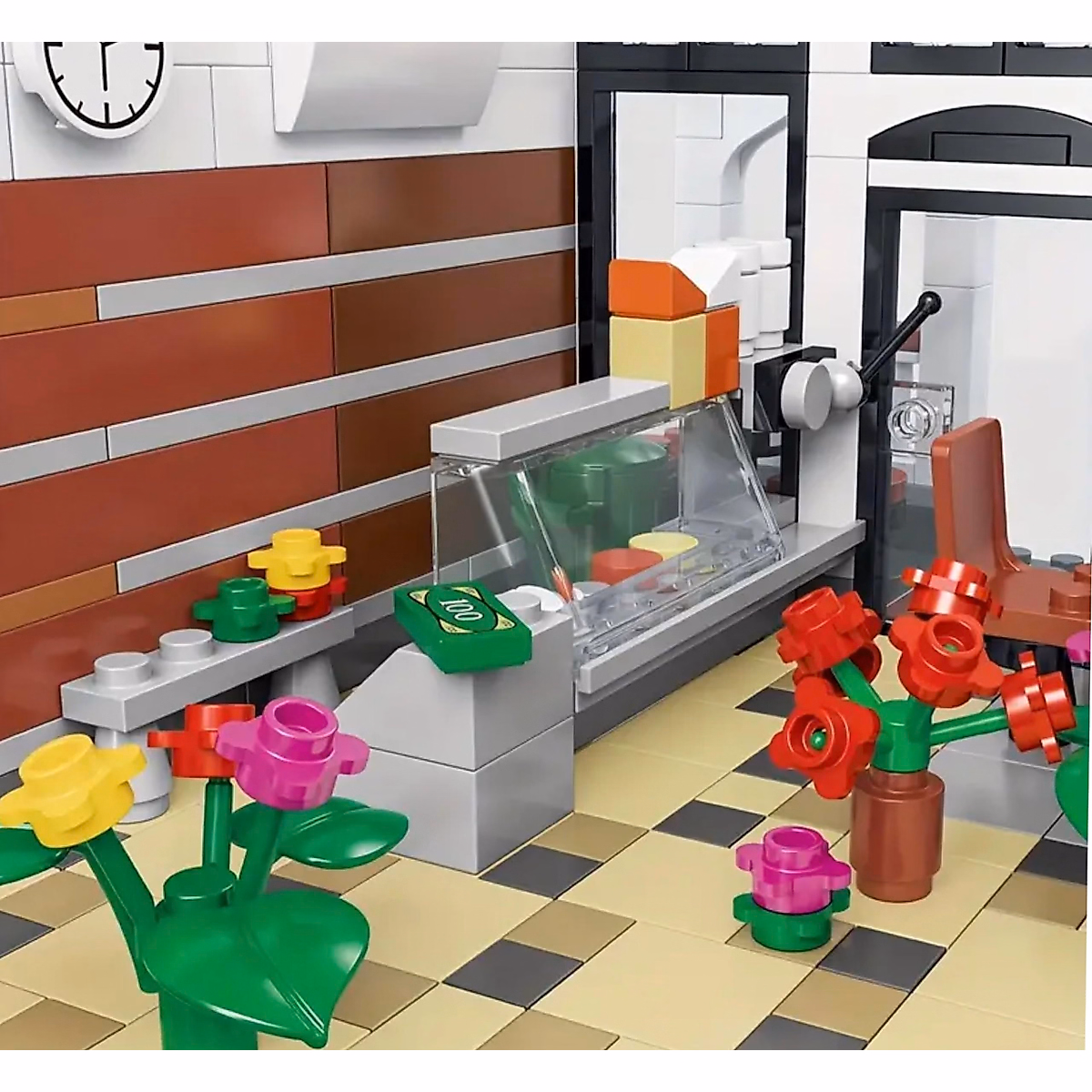 General Jim's Modular Building Blocks City Emergency Hospital Set Expert Creator - Great Gift for MOC Builders- Compatible with Lego City Sets