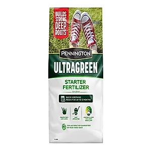 Pennington UltraGreen Starter Lawn Fertilizer, 14 LBS, Covers 5000 sq ft