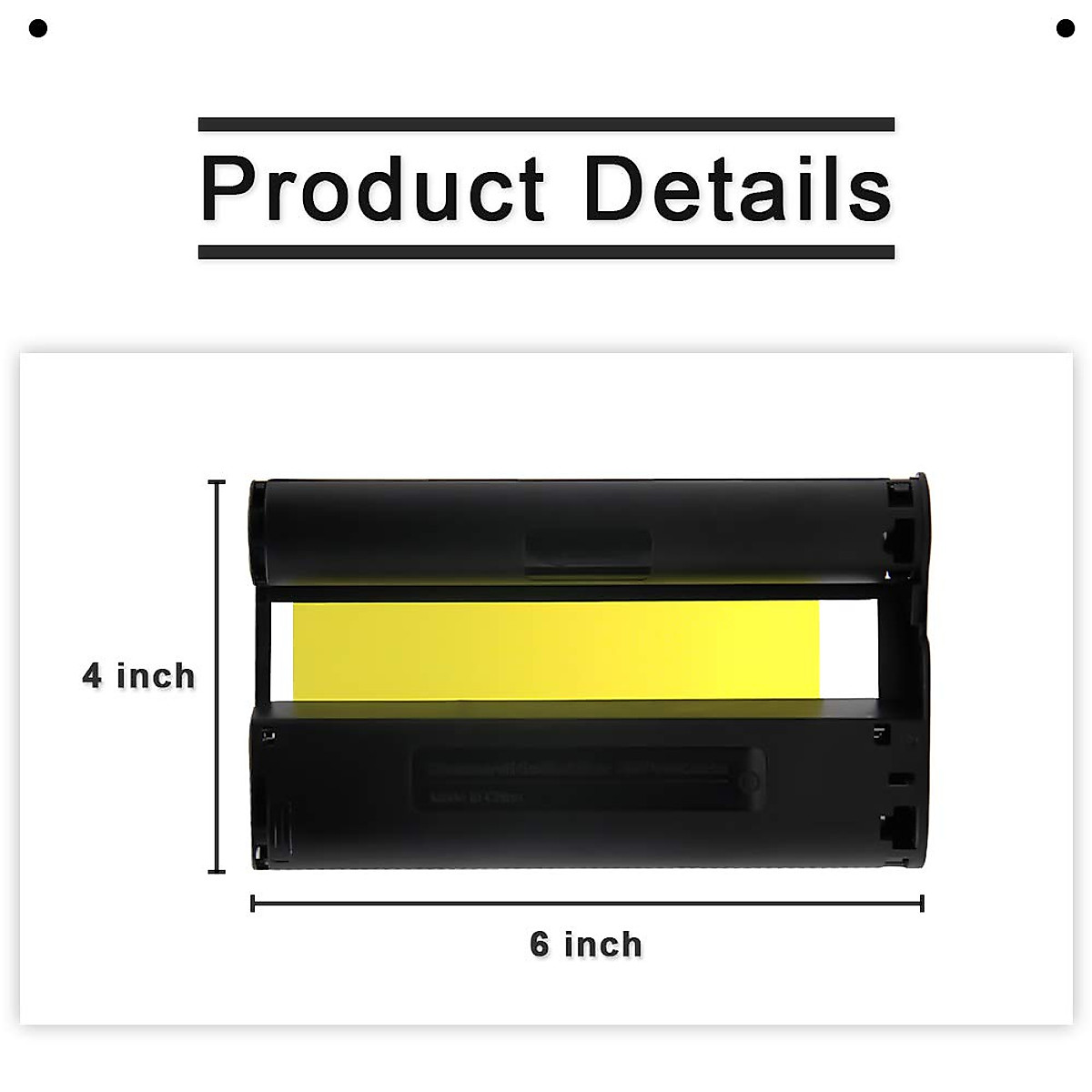 Pristar Compatible Ink Cartridges Replacement for KP-108IN KP108 2-Pack Color Ink Cassette for Canon Selphy CP1200 CP1300 CP910 CP900 Wireless Compact Photo Printer 4 x 6 100 x 148 mm (Without Paper)