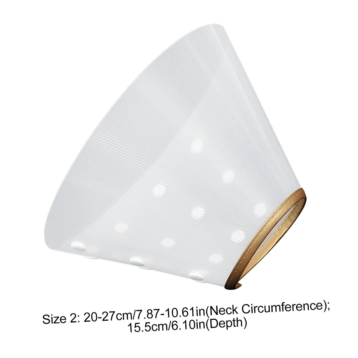 POPETPOP Elizabeth Circle Kitten Collars Adjustable Puppy Collars for Litter Dog Collars for Puppies Cat Recovery Collar Cat Recovery Neck Cone Cat Kitten Recovery Collar Pets Puppy Cone