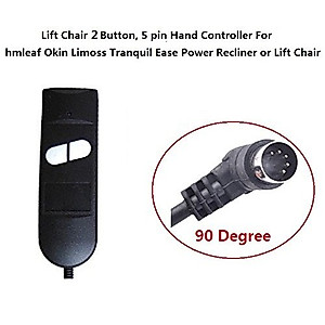 GYG Button 5 pin Lift Chair Hand Control or Power Recliner Hand Controller