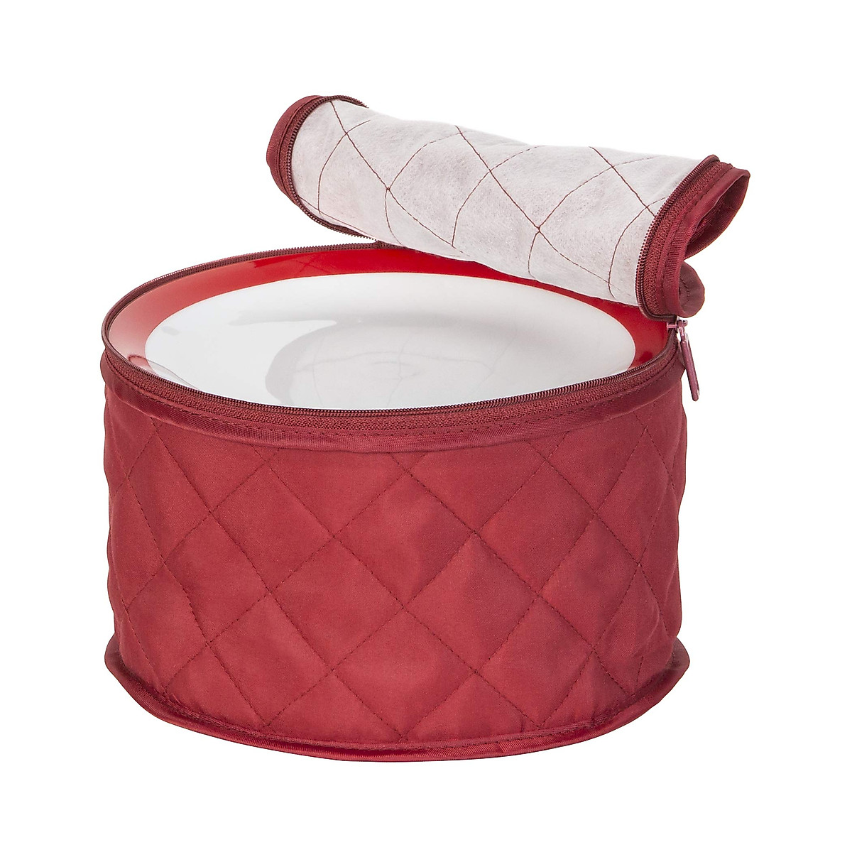 Richard's Homewares - Quilted China Keepers 6pc. Starter Set - Crimson