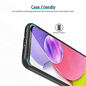 OMOTON [3 Pack] Screen Protector Compatible for Samsung Galaxy A03 / A03s / A03 Core, Bubble free, HD-Clear, Case Friendly, Tempered Glass Film for Galaxy （A03 & A03s & A03 Core）