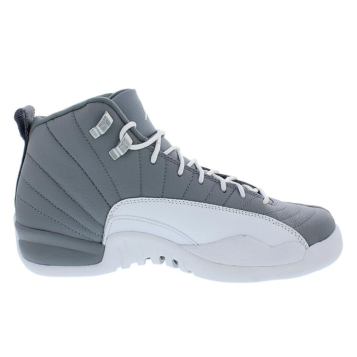 Nike Jordan Boy's Air Jordan 12 Retro (Big Kid) Stealth/White/Cool Grey 6 Big Kid M
