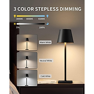 E26 Rechargeable Battery Operated Light Bulb,2Packs,300LM,40W Equivalent,Rechargeable Light Bulbs with Remote Control Timer and 3 Color Temperature,Puck Emergency Lamp,Dimmer,for Non-Hardwired