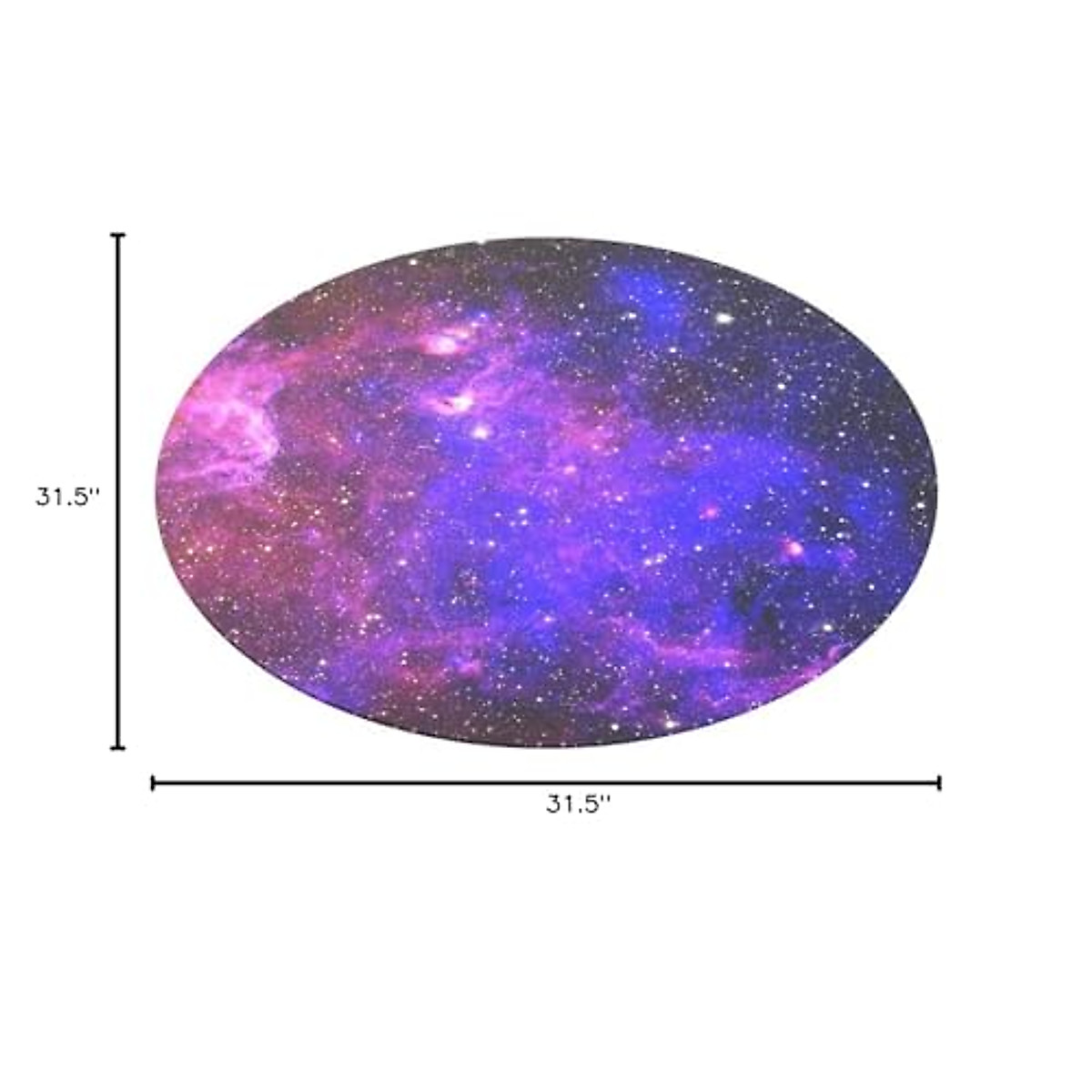 FANCY PUMPKIN The Magic Circle Pattern Round Carpet Floor Mats Yoga Cushion for Playroom/Cloakroom, E-03