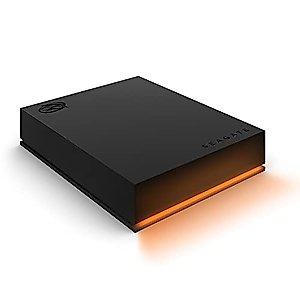 Seagate FireCuda Gaming Hard Drive External Hard Drive 2TB - USB 3.2 Gen 1, RGB LED Lighting for PC and Mac (STKL2000400) (Renewed)