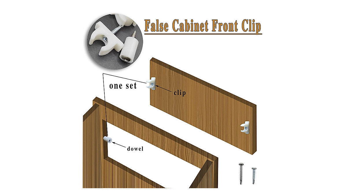 Fallingstar Sink Cabinet Clips - Reliable Fasteners