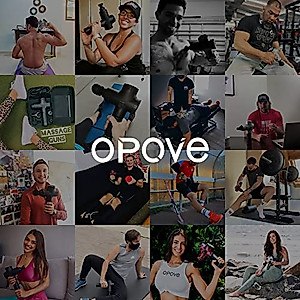 opove M3 Pro 2 Massage Gun Deep Tissue Percussion Muscle Massager for Workout, Handheld Percussive Therapy Fascia Gun for Athletes Fast Recovery 4-8 Hours Long Battery Life, Powerful, Quiet, Black