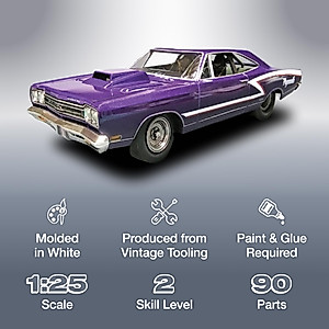 AMT 1969 Plymouth GTX Hardtop Pro Street 1:25 Scale Model Kit