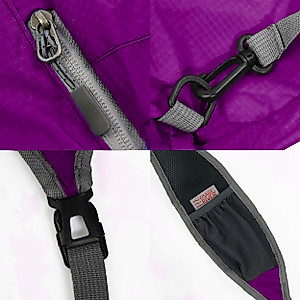 OSAGE RIVER Taber Sling Travel Bag, Foldable Crossbody, Black