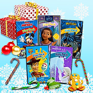 Disney Cars Mini Party Favors Set for Kids - Bundle with 24 Mini Cars Grab n Go Play Packs with Coloring Pages, Stickers and More (Disney Cars Birthday Party Supplies)