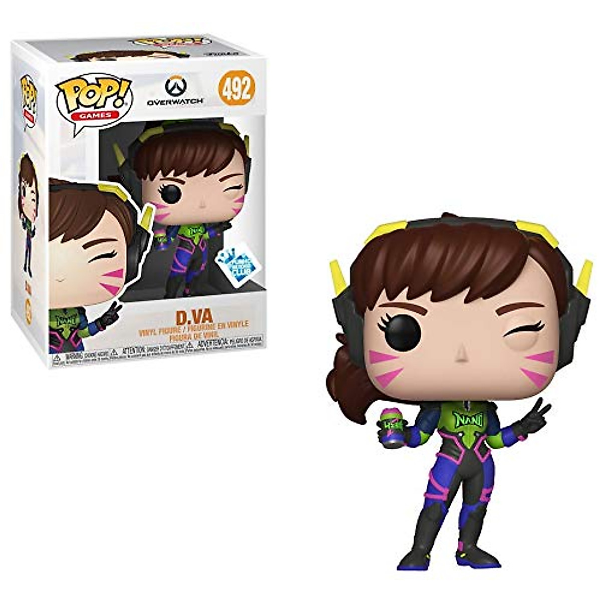Funko Pop! Games: Overwatch - D.Va (Nano Cola) Exclusive