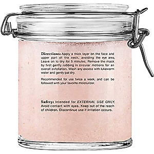MAJESTIC PURE Himalayan Clay Mud Mask for Face and Body Exfoliating and Facial Acne Fighting Mask - Reduces Appearance of Pores, 10 oz
