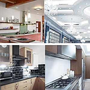 Adzok G8 Light Bulb, G8 GY8.6 Bi-pin Base LED, Not Dimmable T4 G8 Base Bi-pin Xenon JCD Type LED 120V 35W Halogen Replacement Bulb for Under Counter Kitchen Lighting (5-Pack) (Daylight White 6000k)