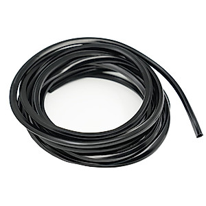 Iverntech Dust Protection Soft Cover Seal Strip for 20 Series 6mm Slot Aluminum Profile Extrustion Black 5 Meters