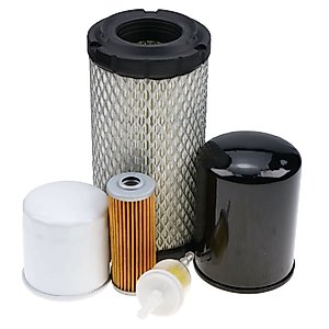 Solarhome New Filter Kit LVA21035 LVA16054 M806418 AM116304 M113621 M801101 Compatible with John Deere 1023E 1026R Compact Utility Tractor