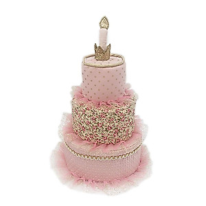 Mon Ami “Marie Antoinette” Birthday Party Cake Stacker – 10” with 3 Tiers, Birthday Cake Pretend Play Set for Toddlers, First Birthday Gift for Kids