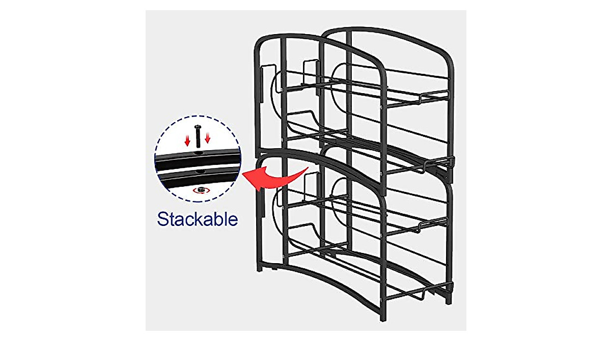 Stackable Beverage Can Dispenser Rack - Organize Cans Effortlessly
