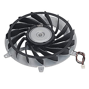 Weojeviy 15 Blades Cooling Fan Replacement for PS3 Game Console Internal Heat Dissipation Fan 12V 2.65A