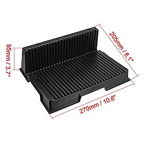 uxcell PCB Tray ESD Shelf Storage Turnover Rack, L-Type, 25 Slot