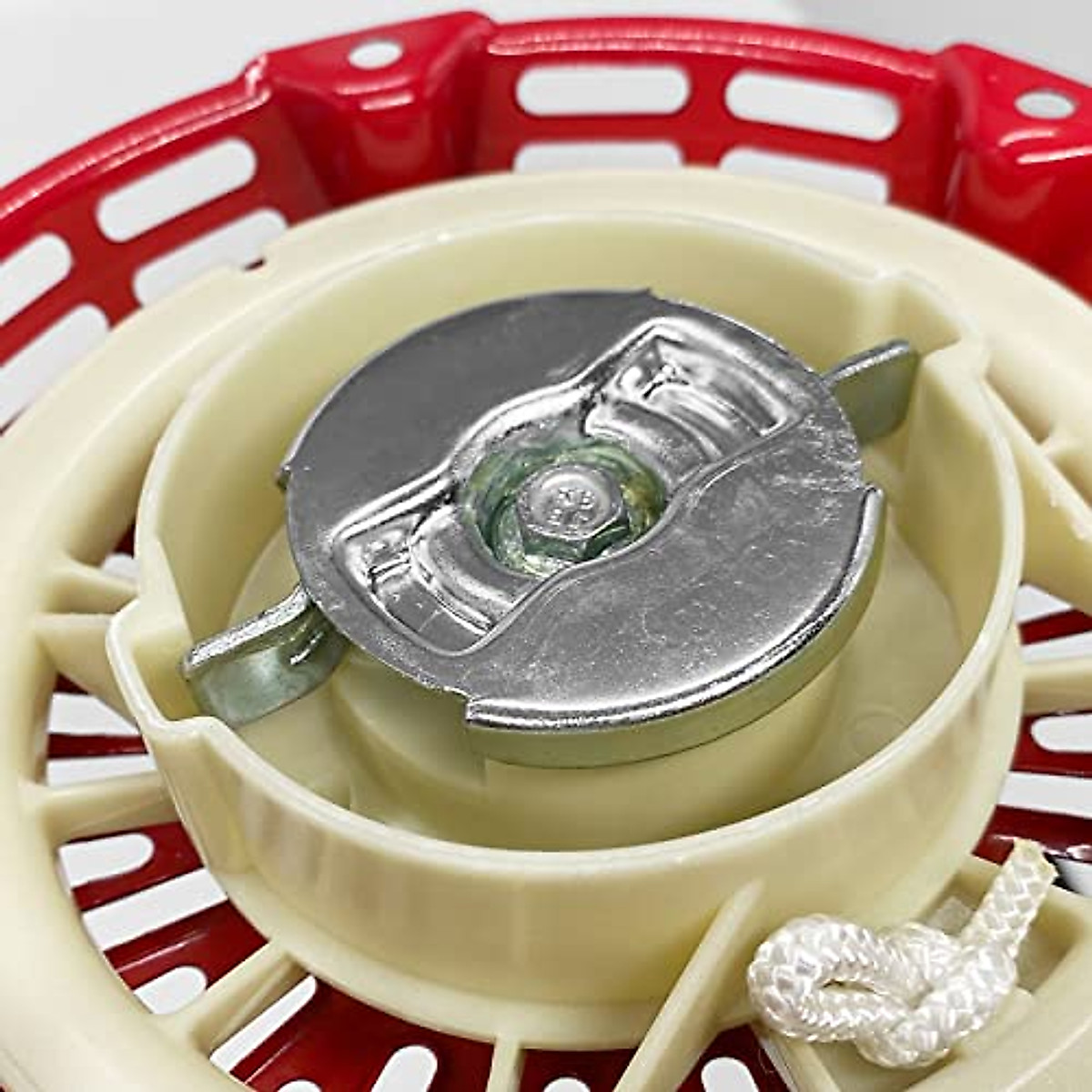 AIKENING Gx160 Recoil Starter Pull Start Assembly with Recoil Starter Rope Pull for Honda Recoil Starter(Pack of 2) Recoil Starter Rope X3 Bolts X9 Fit for Gx120 Gx160 Gx200