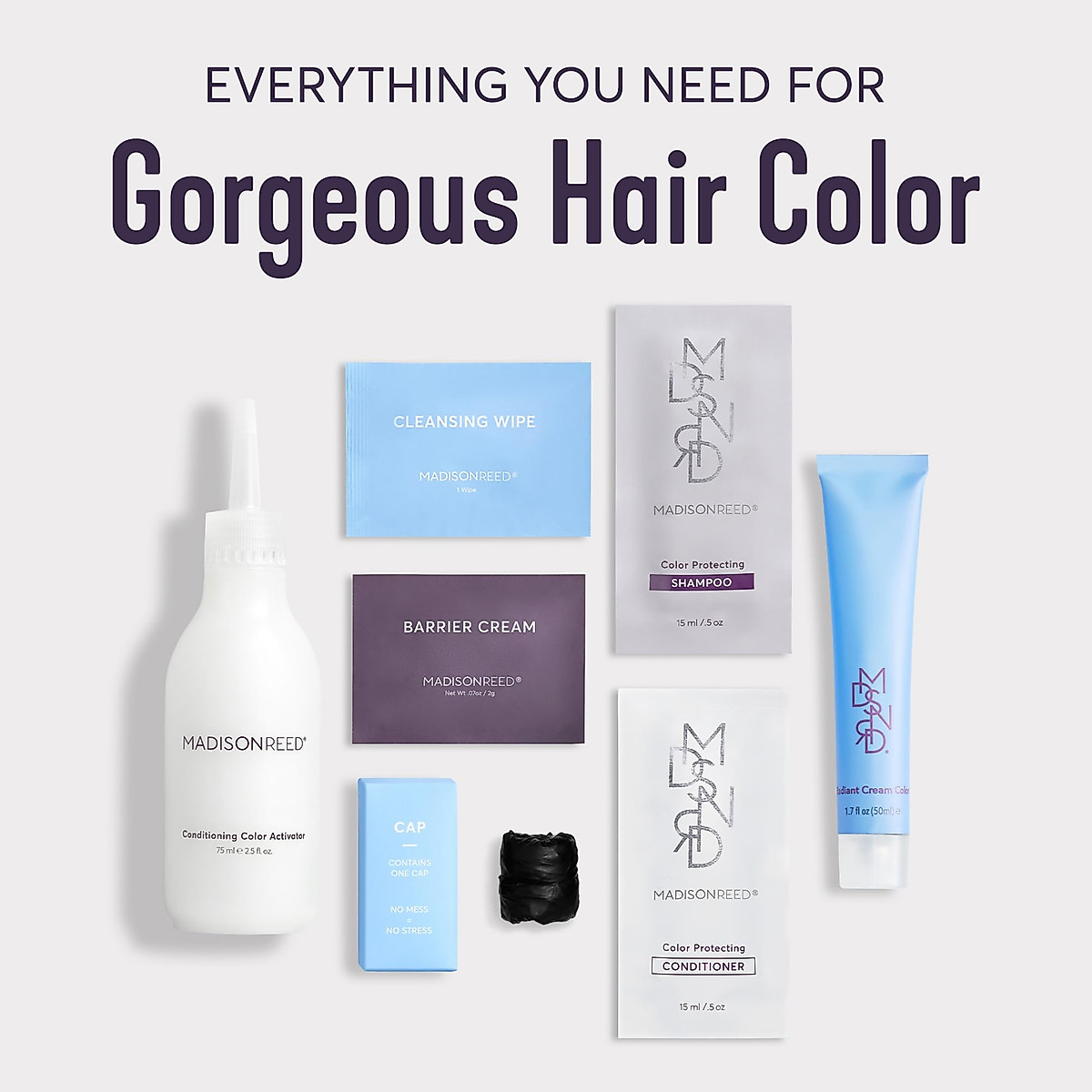 Madison Reed Radiant Hair Color Kit, Medium Cayenne Red, Ammonia-Free, 6RR Savona Scarlet, Permanent Hair Dye, Pack of 1