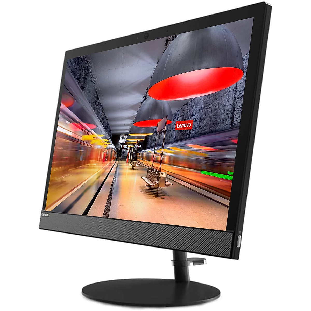 Lenovo V130 All-in-One Business Desktop, 19.5â€ HD+ Display AIO, 16GB RAM, 512GB PCIe SSD, Intel Dual-Core Processor, DVD-RW, Wi-Fi, Webcam, HDMI, Wired Keyboard & Mouse, Windows 11 Pro, Black