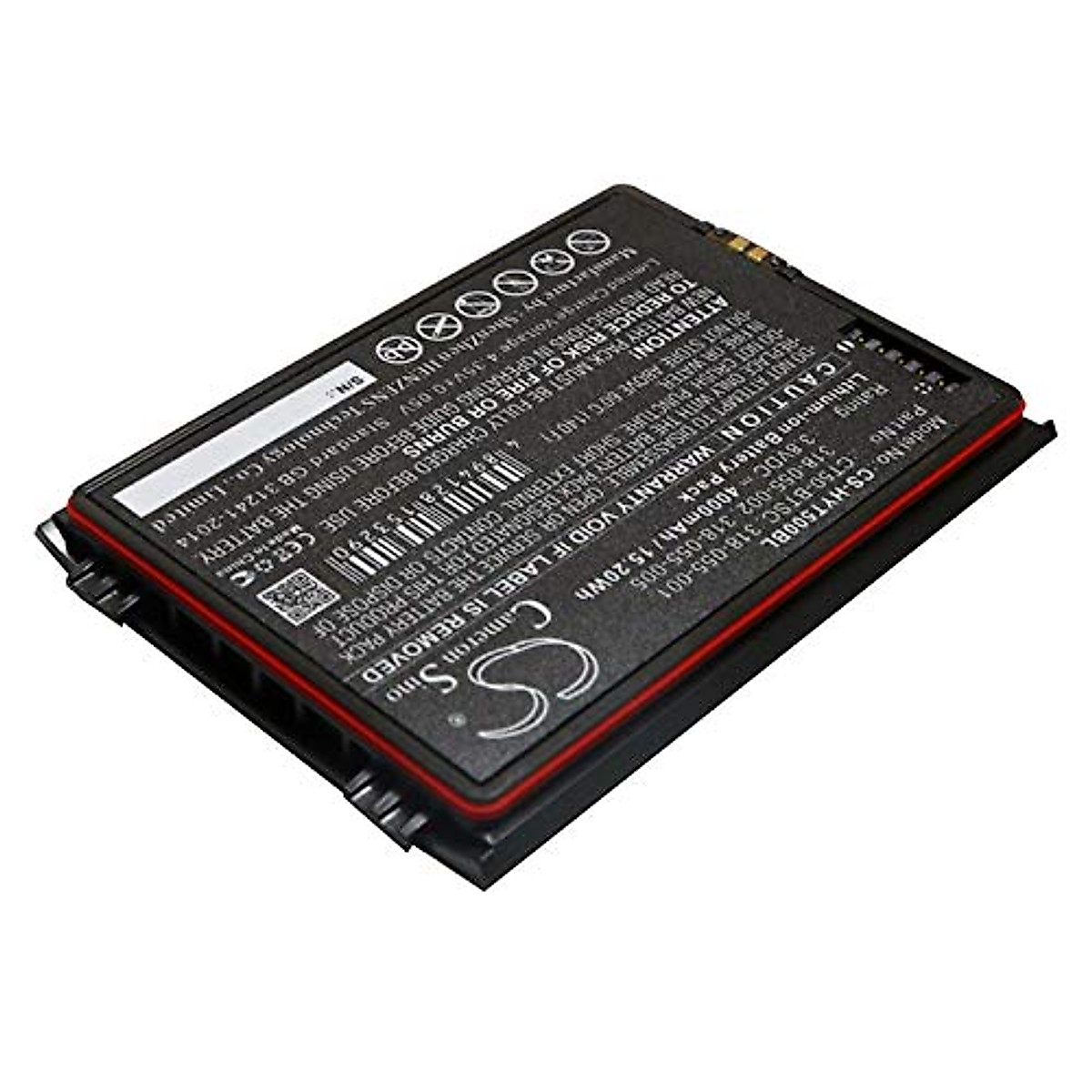 ASDQW 4000mAh/3.8V Replacement Battery for Honeywell 318-055-001, 318-055-002, 318-055-005, 318-055-067, CT50-BTSC CT40, CT40XP