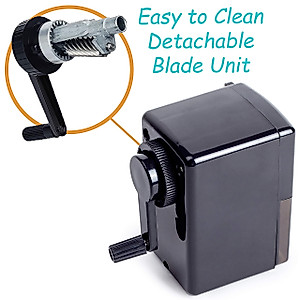 Mr. Pen- Manual Pencil Sharpener, Pencil Sharpener, Desk Pencil Sharpener, Pencil Sharpener for Colored Pencils, Pencil Sharpener Manual, Pencil Sharpener for Kids, Pencil Sharpener Handheld.