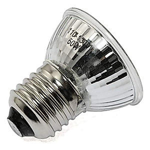 SQXBK Sun Lamp 4PCS 120V 50W UVA UVB Sun Heat Lamp Bulb Full Spectrum Sun Light Lamp for Turtle Snake Reptile