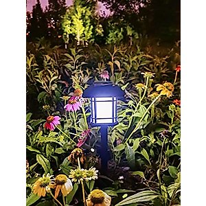 ASTRAEUS Solar Path Lights, New LED Warm White Solar Garden Light for Outdoor with IP44 Waterproof, Solar Pathway Light for Landscape, Driveway, Terrace, and Walkway, Yard. (White, 2 Pack)