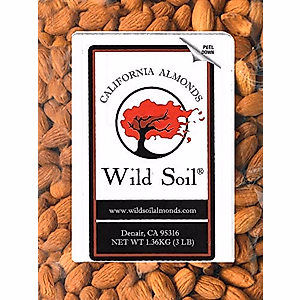 Wild Soil Beyond Almonds, Unflavored– 20% Higher Protein Than Other Almonds, Distinct and Superior to Organic, Raw